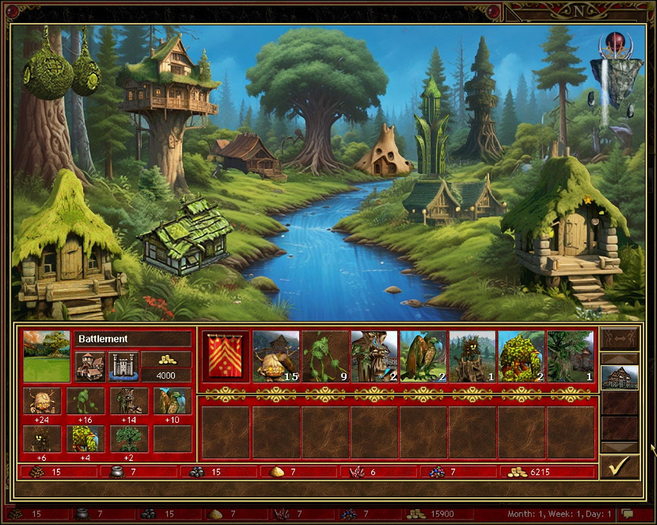 WonderWoods town - land of new towns heroes 3 mod image - ModDB