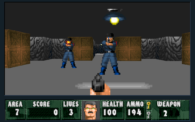 Dark caves and darker adversaries... image - Forsaken: a wolf3d ...