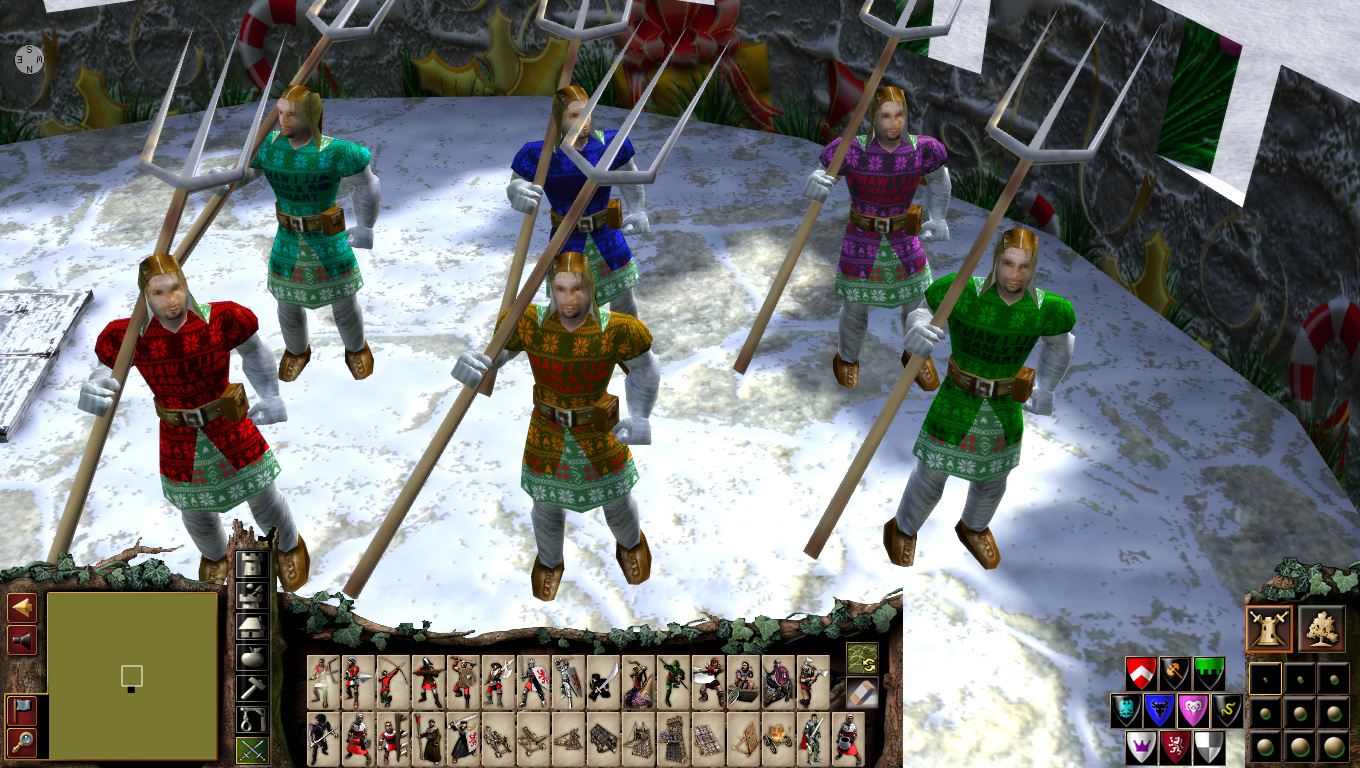 Image 5 - Christmas version of Winter mod for Stronghold 2 - ModDB