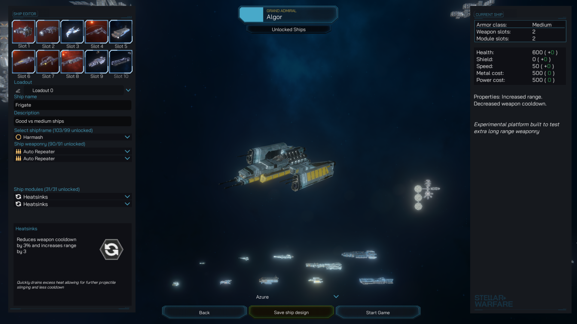Harmash image - Ship Frames Unleashed mod for Stellar Warfare - ModDB