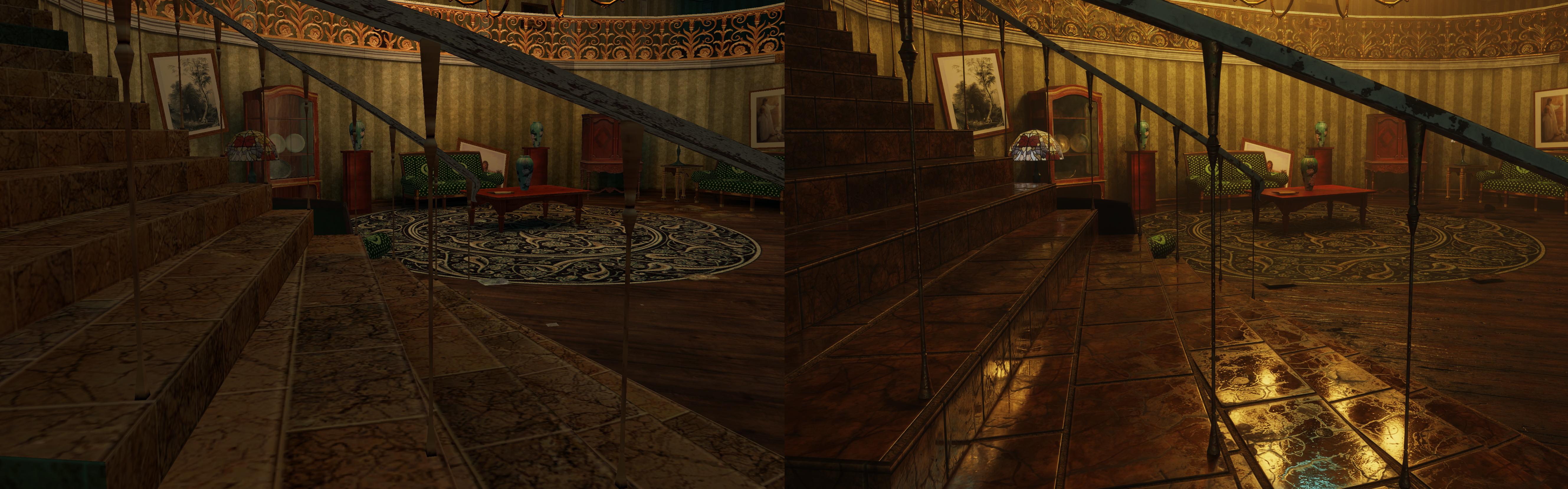 Ocean House Staircase WIP image - Vampire The Masquerade: Bloodlines ...
