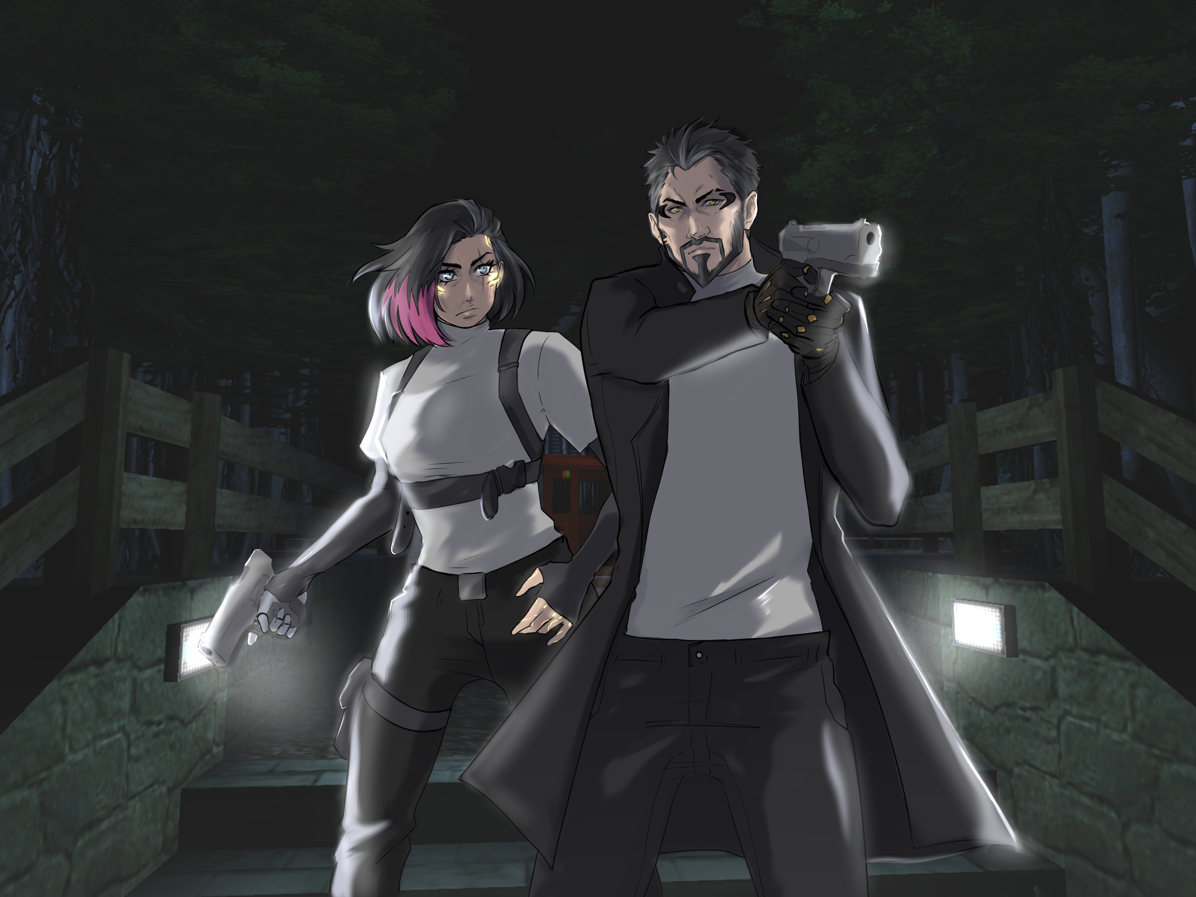 Adam and Iris by Heartspowl image - Deus Ex: Machine God mod for Deus ...