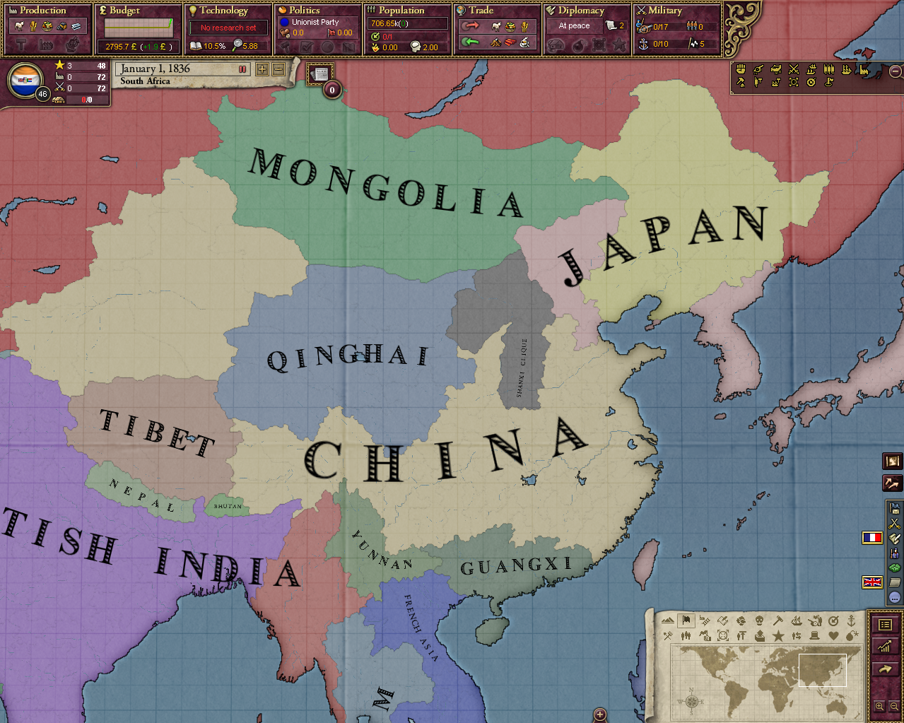 The new Asia scenario image - Victoria Of Iron mod for Victoria 2 ...