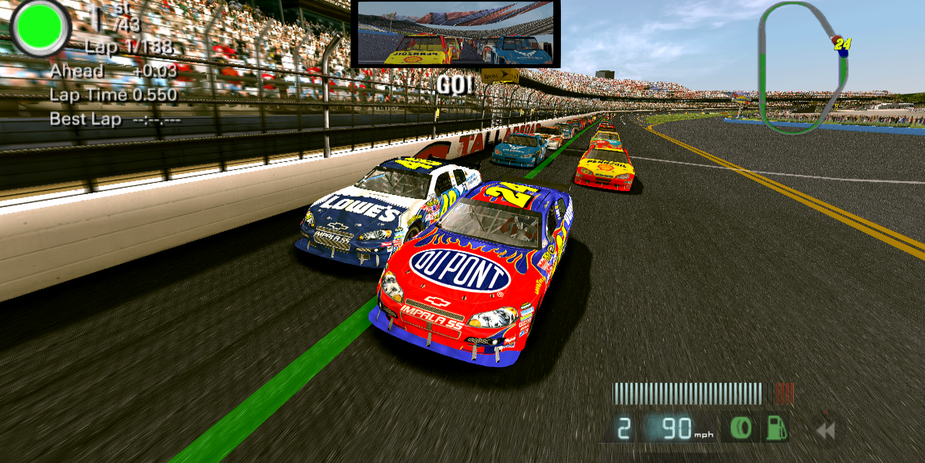 Image 1 - Nascar 10: Definitive Edition PCSX2 mod for Nascar 09 - ModDB