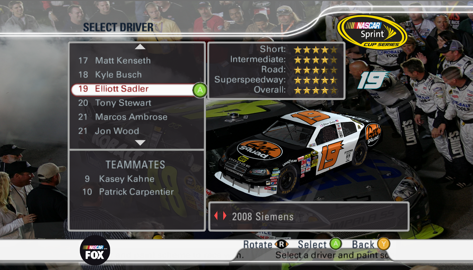 gdf 10 image - Nascar 10: Definitive Edition PCSX2 mod for Nascar 09 ...