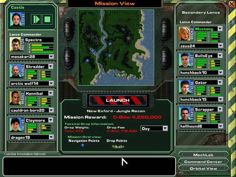 mission setup image - MechPak Restoration mod for Mechwarrior 4 ...