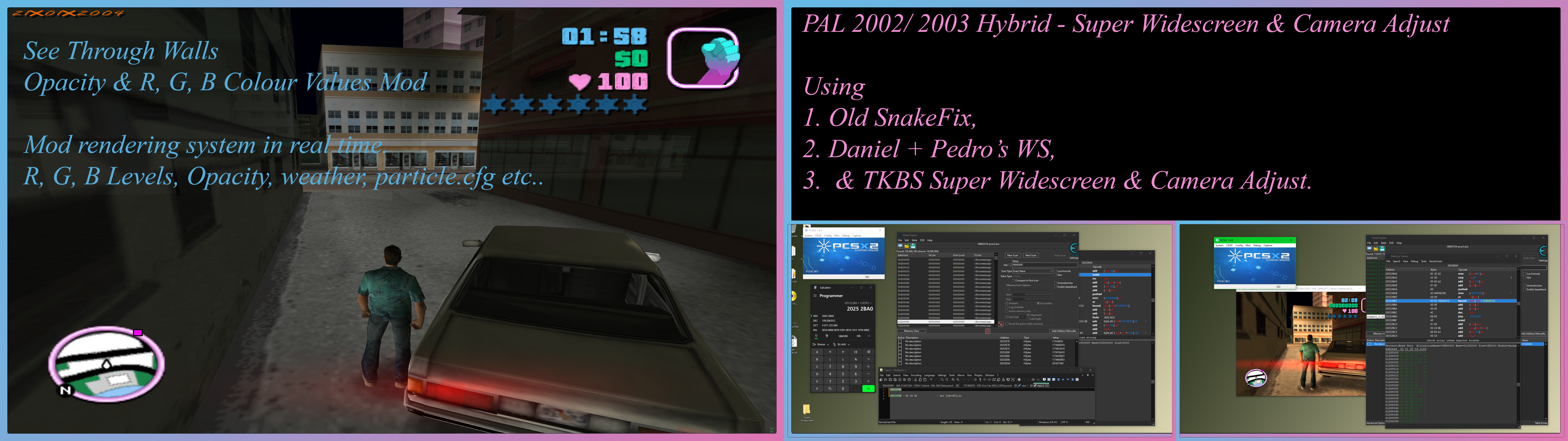 GTA Vice City PS2: 4k Super WideScreen production image - ModDB