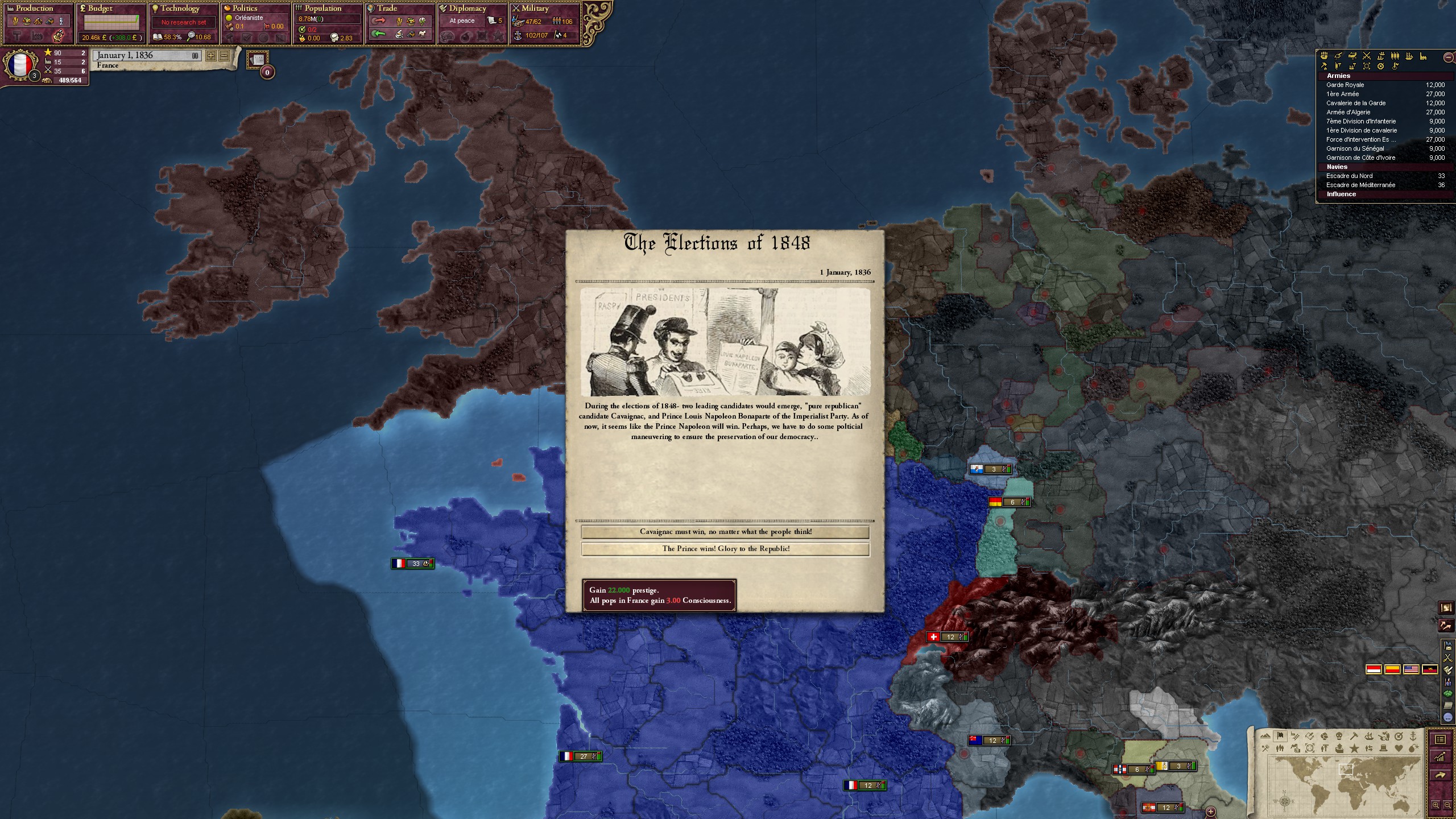 Image 1 - VictoriaPlus mod for Victoria 2: Heart of Darkness - ModDB