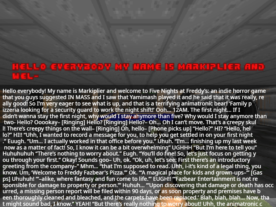 Hello everybody my name is doomguy and welcome to DOOM image - ModDB