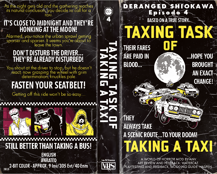 Deranged Shiokawa: Taxing Task of Taking a Taxi mod for World of Horror ...