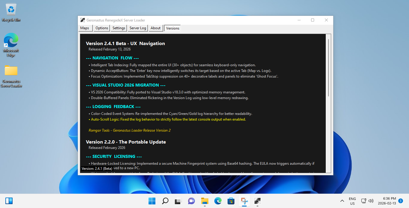 7 Version Info image - Geronastus RenegadeX Server Loader mod for ...