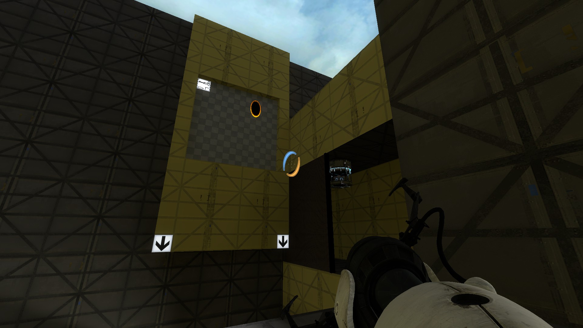 Outside 2 image - PORTAL EMPLOYEE mod for Portal 2 - ModDB