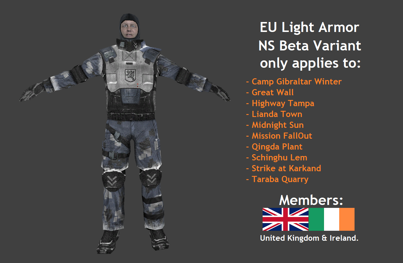 Battlefield 2142 - Soldier Renders - EU & AO image - ModDB
