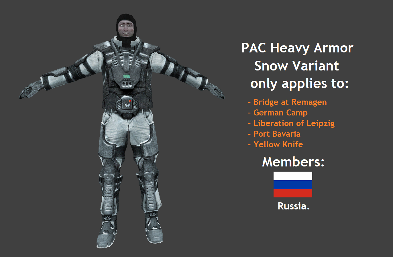Battlefield 2142 - Soldier Renders - PAC image - ModDB
