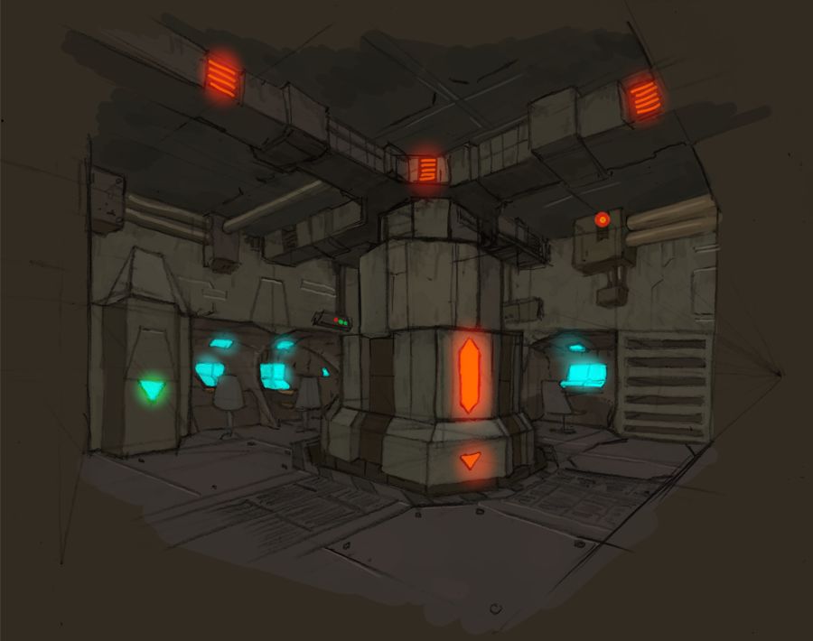 machineroom concept image - Half-Life: Zeta mod for Half-Life - ModDB