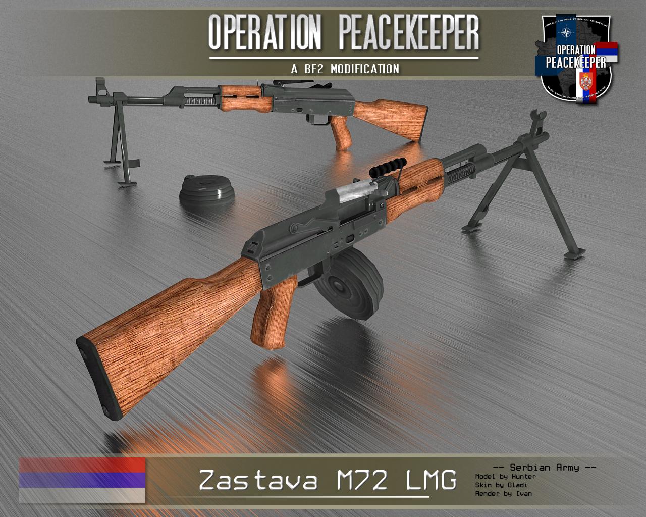 LMG 72 skinned image - Operation Peacekeeper 2 mod for Battlefield 2 ...