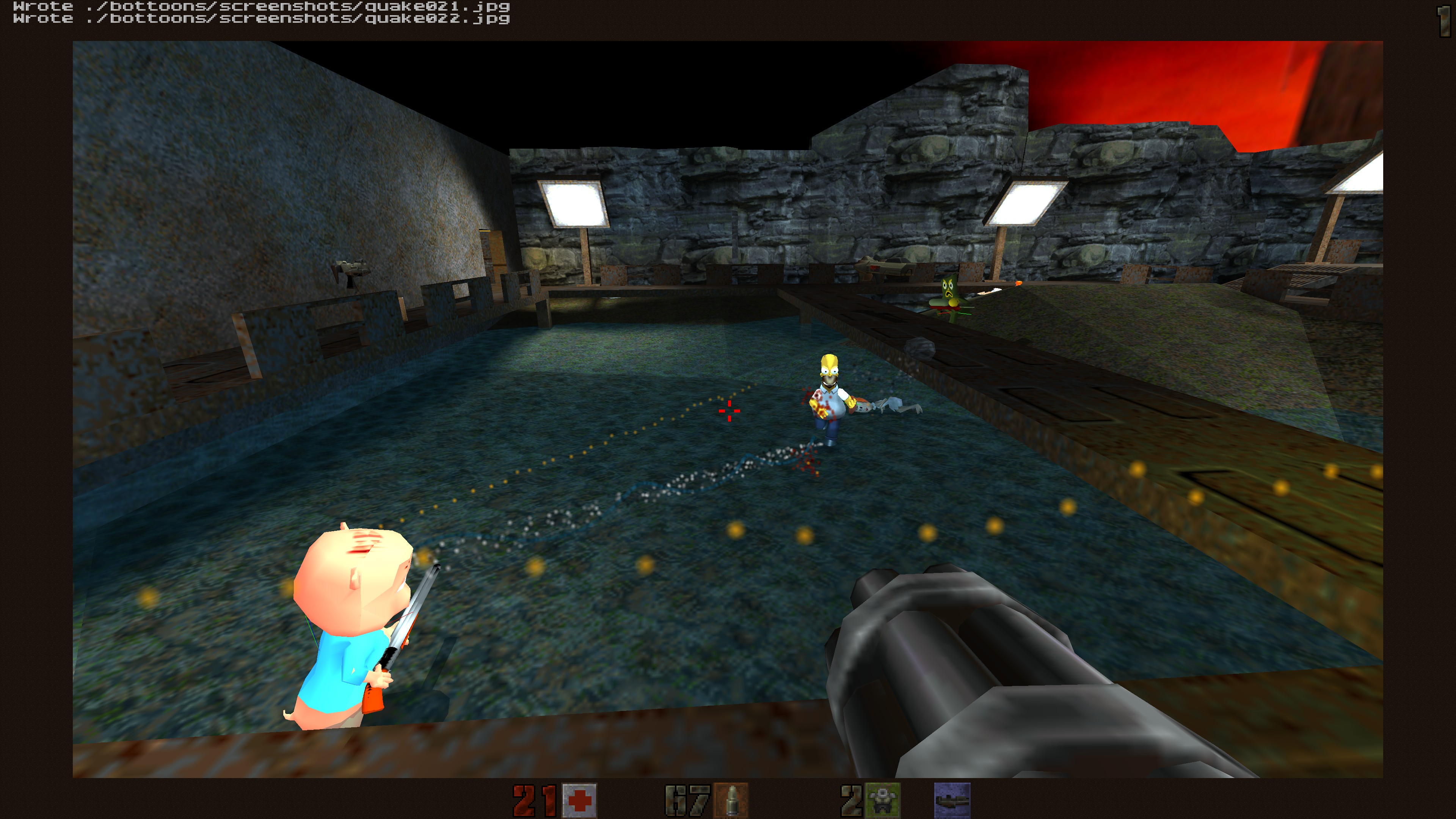 Image 1 - hunt homer mod for Quake 2 - ModDB