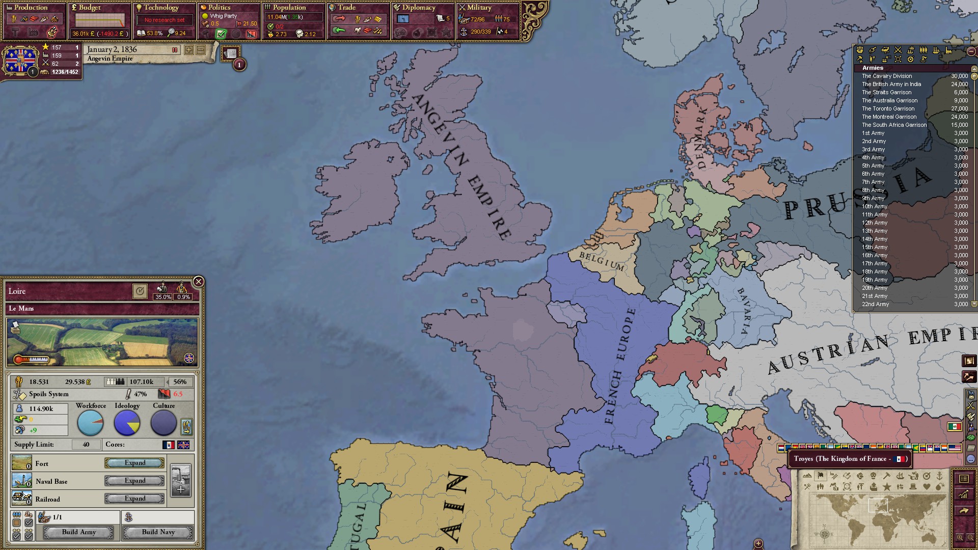 Image 3 - BNM Beta 0.2 mod for Victoria 2: Heart of Darkness - ModDB
