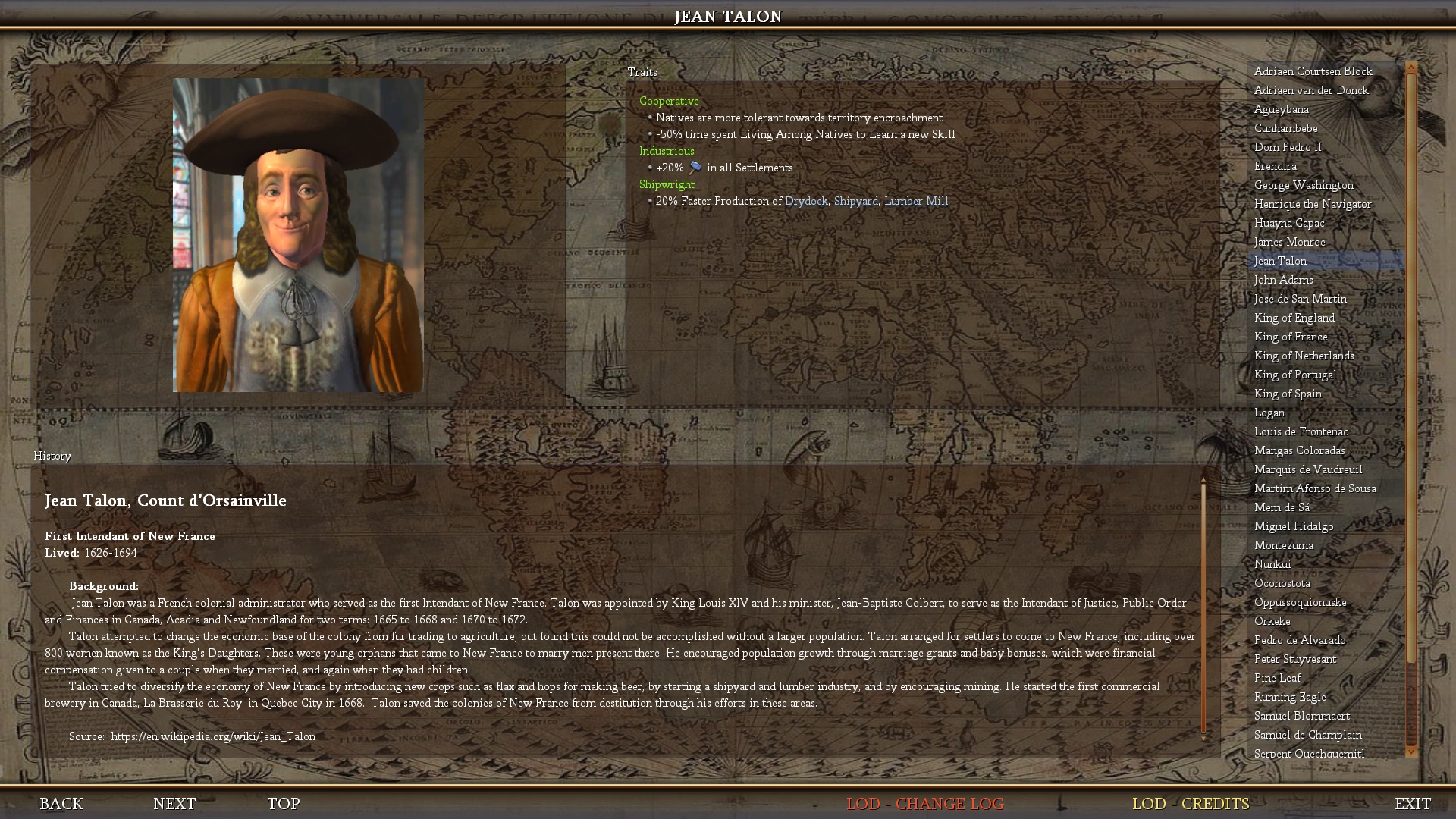 Talon Bio image - Liberty or Death mod for Civilization IV ...