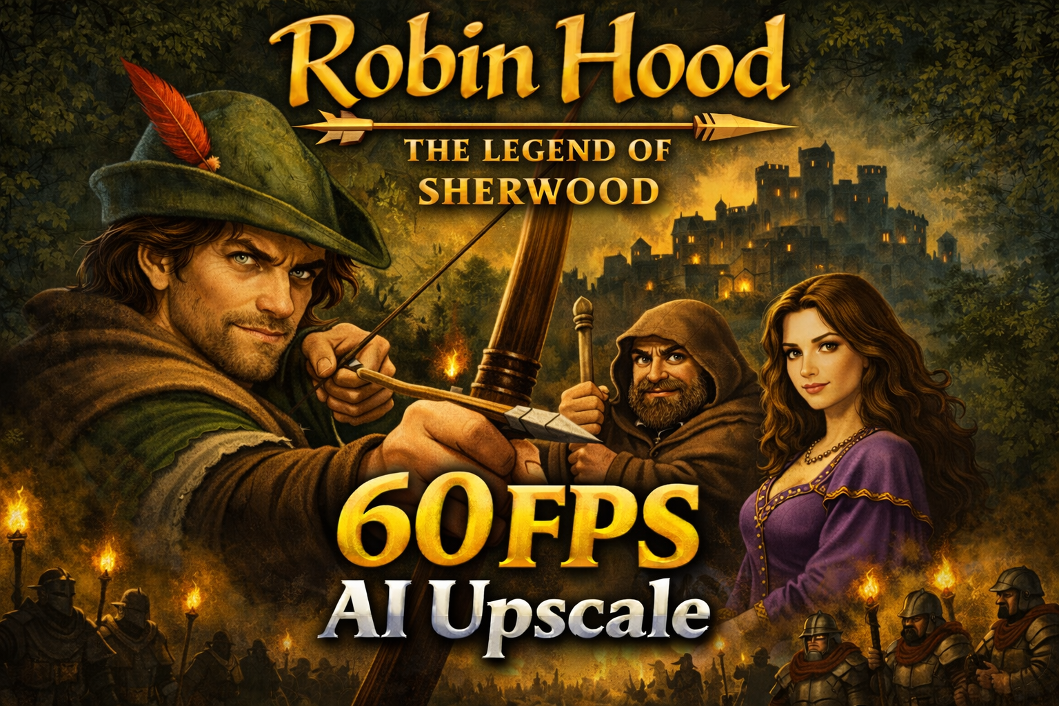 Robin Hood Legend of Sherwood - 60 FPS AI VIDEOs for (all versions) mod ...
