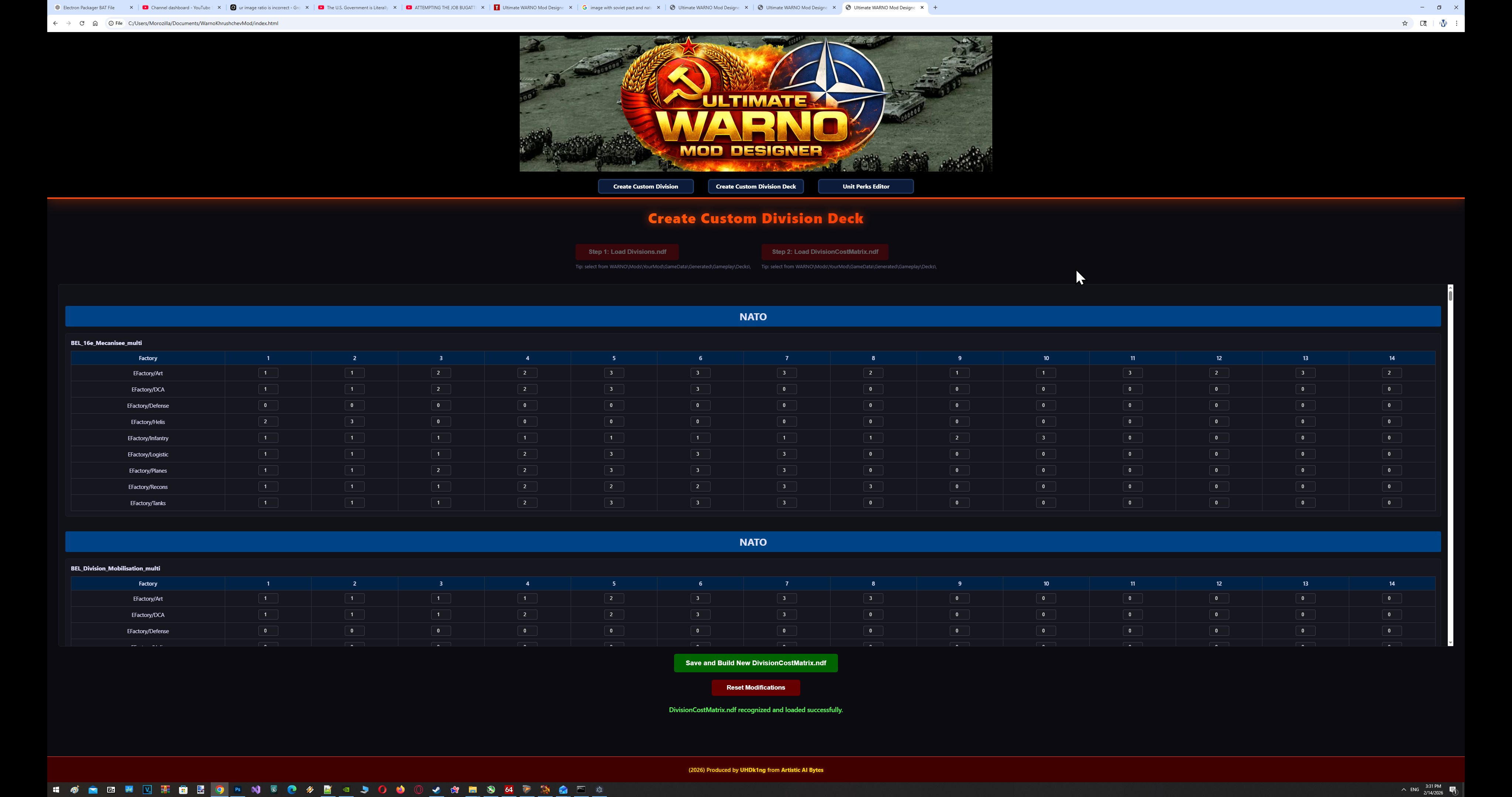 Image 3 - Ultimate WARNO Mod Designer (developed by UHDk1ng and ...
