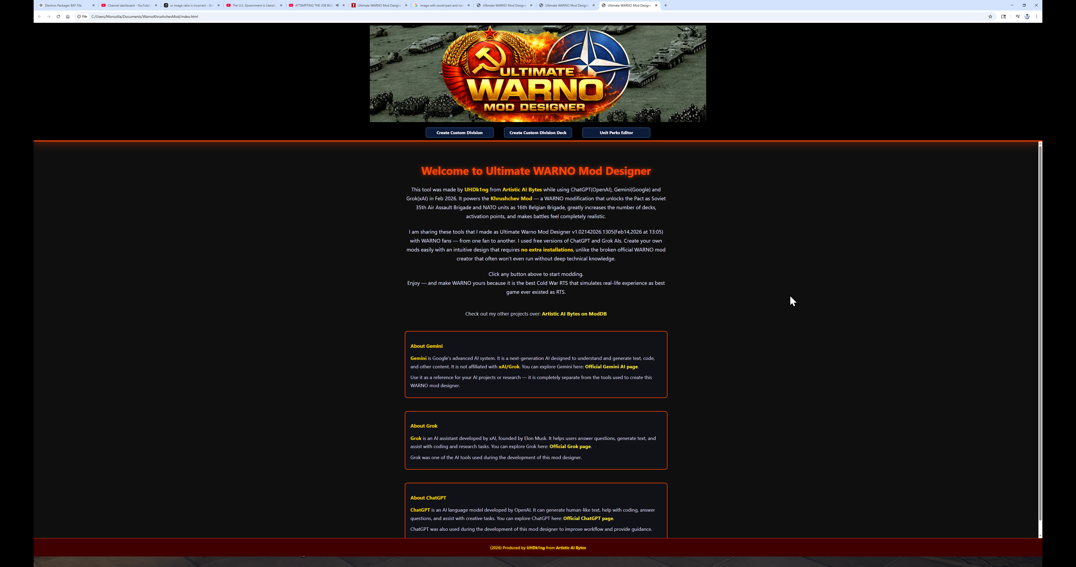 Image 1 - Ultimate WARNO Mod Designer (developed by UHDk1ng and ...